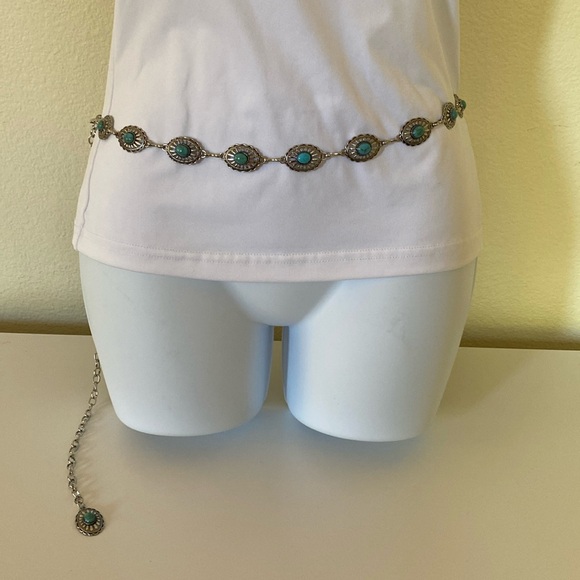 Vintage | Accessories | Vintage Southwest Silver Tone And Faux ...